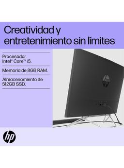 All in One HP 24-cb1027la Intel Core i5 8GB RAM 512GB SSD 23.8" FHD Windows 11 Home HP | Paris.cl