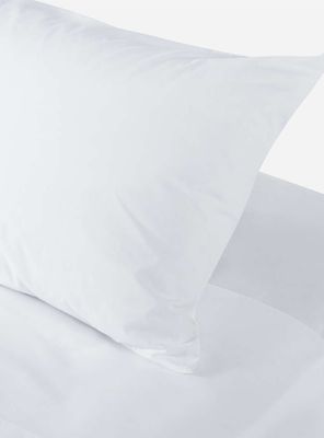 Rosen Sábanas 1.5 Plazas 180 Hilos Lisa Blanco Set De Cama