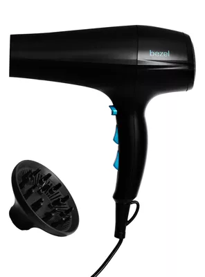 Bezel Secador De Pelo Iónico Bhr-003 Negro Secadores De Pelo