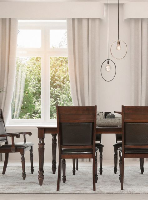 Juego de Comedor Extensible Cordobés Plus + 6 Sillas + 2 Sitiales Cic ...