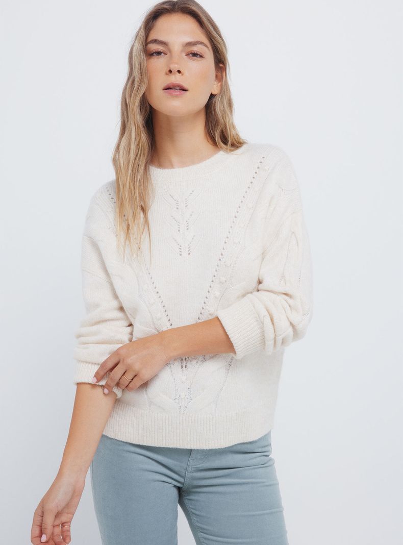Springfield - Sweater Trenza Uve | Ofertitas