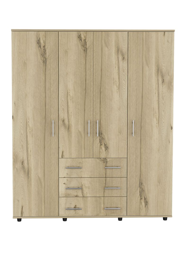 TuHome - Clóset Fontan Duna Blanco 4 Puertas + 3 Cajones | Ofertitas