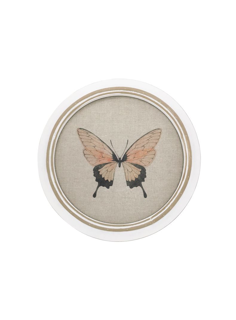 Cuadro Redondo Mariposa 1 Sarah Miller | Paris.cl