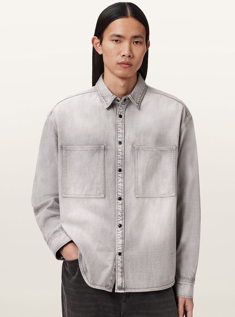👔 Camisa Al Denim AllSaints - Oferta — Descuentos Rata